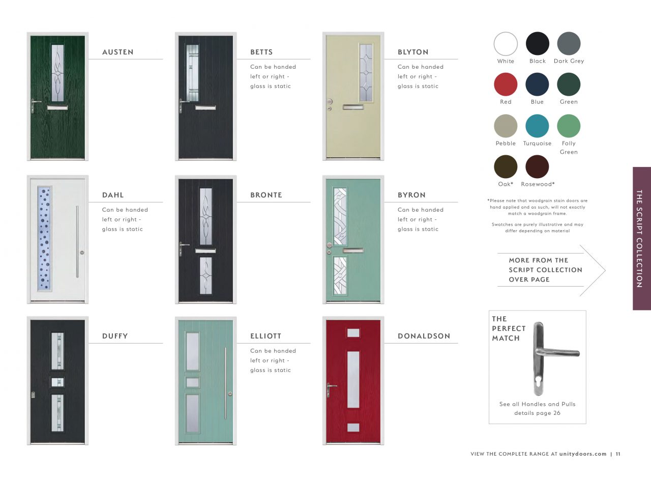 Spring is in the air, and so is our brand new group brochure | Unity Doors